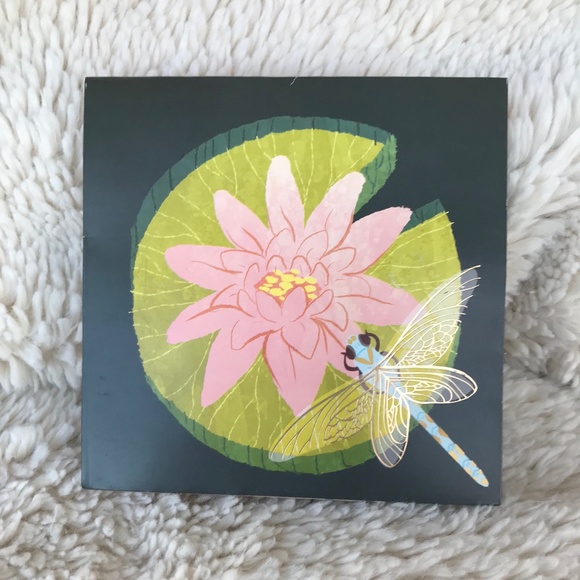 Up With Paper | Party Supplies | B3 3d Card Dragonfly Lilly Pad Flower ...